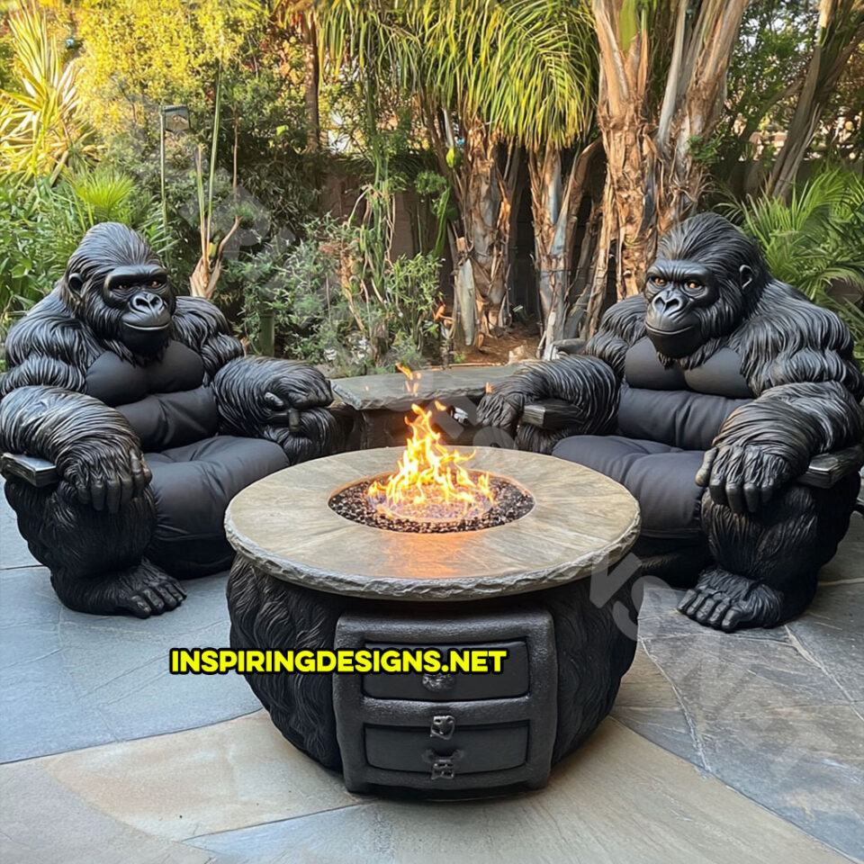 These Gorilla Patio Sets Are the Quirkiest Way to Elevate Your Patio Game