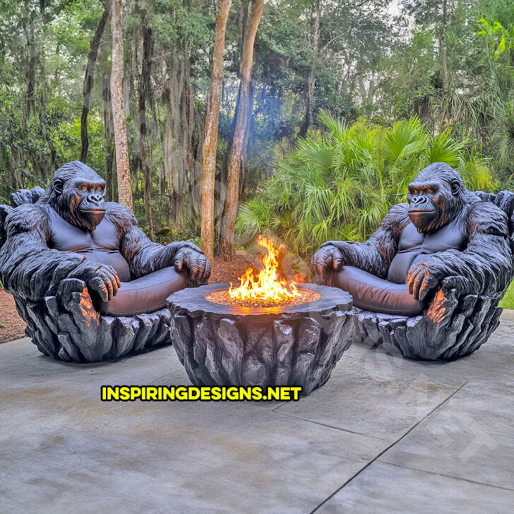 These Gorilla Patio Sets Are the Quirkiest Way to Elevate Your Patio Game