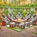 These Gorilla Patio Sets Are the Quirkiest Way to Elevate Your Patio Game