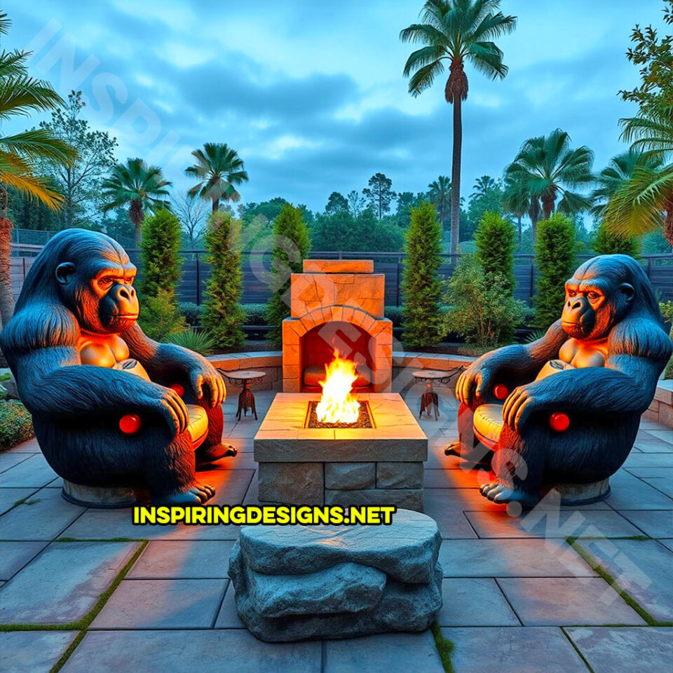 These Gorilla Patio Sets Are the Quirkiest Way to Elevate Your Patio Game