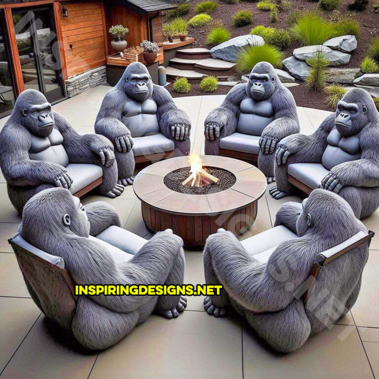 These Gorilla Patio Sets Are the Quirkiest Way to Elevate Your Patio Game