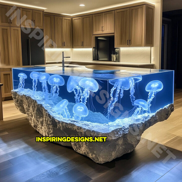 These Jellyfish Kitchen Islands Blend Art and Functionality in Stunning ...