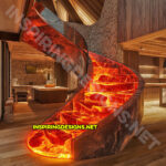 These Lava Staircases Will Make Your Home Erupt with Style