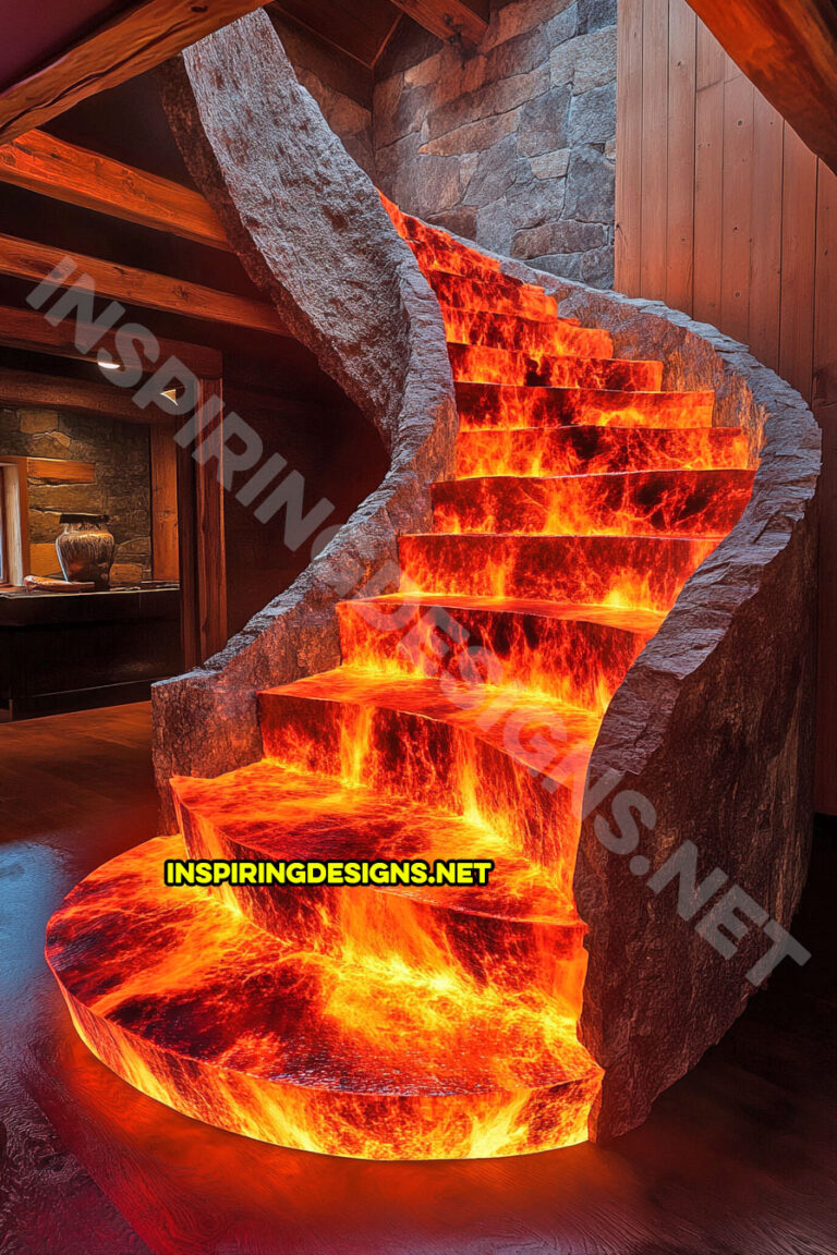 These Lava Staircases Will Make Your Home Erupt with Style