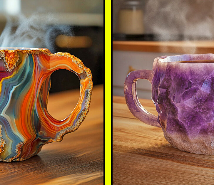 These Mineral Crystal Coffee Mugs Will Rock Your Morning Vibes ...