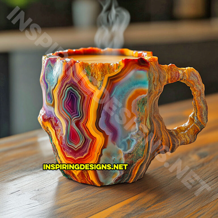 These Mineral Crystal Coffee Mugs Will Rock Your Morning Vibes