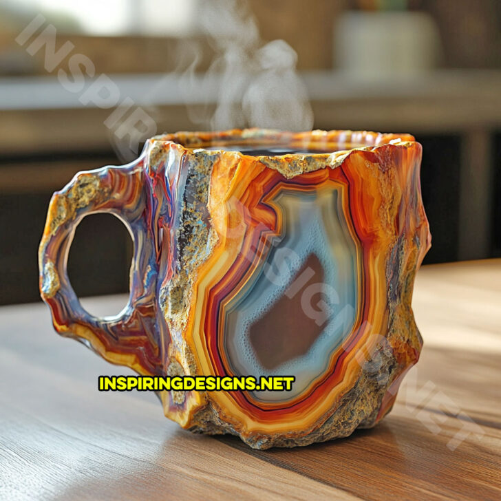 These Mineral Crystal Coffee Mugs Will Rock Your Morning Vibes