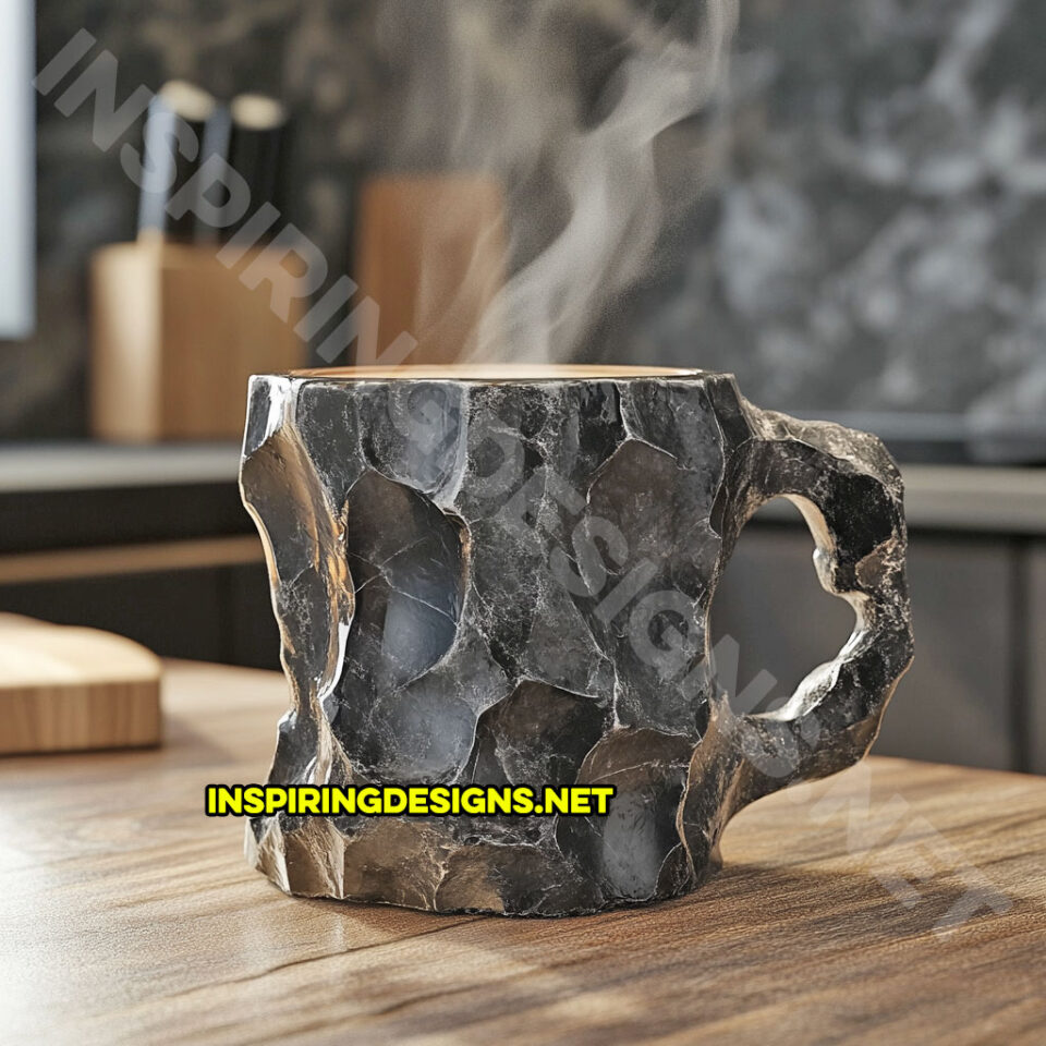 These Mineral Crystal Coffee Mugs Will Rock Your Morning Vibes