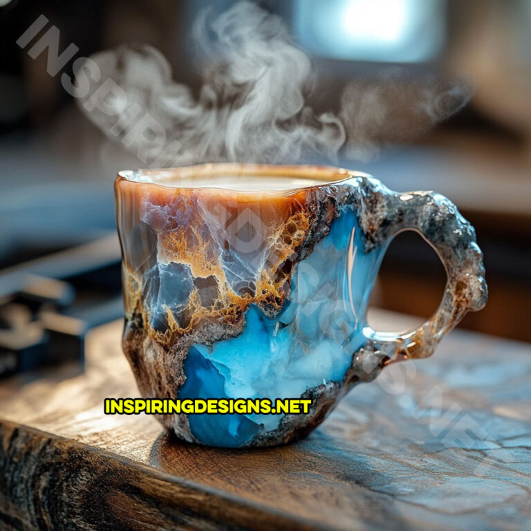 These Mineral Crystal Coffee Mugs Will Rock Your Morning Vibes