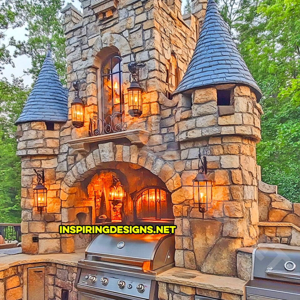 These Outdoor Castle Kitchens Are Perfect for Kings of the Grill