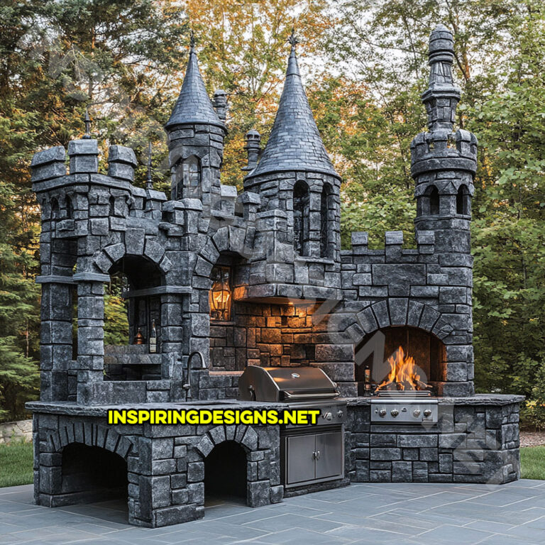 These Outdoor Castle Kitchens Are Perfect for Kings of the Grill