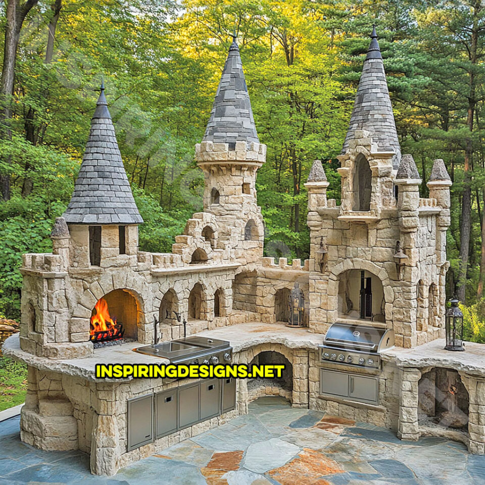 These Outdoor Castle Kitchens Are Perfect for Kings of the Grill