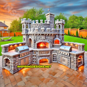 These Outdoor Castle Kitchens Are Perfect for Kings of the Grill