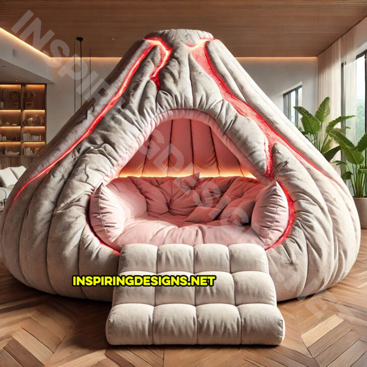 These Volcano Sofas Offer an Explosive New Way to Relax