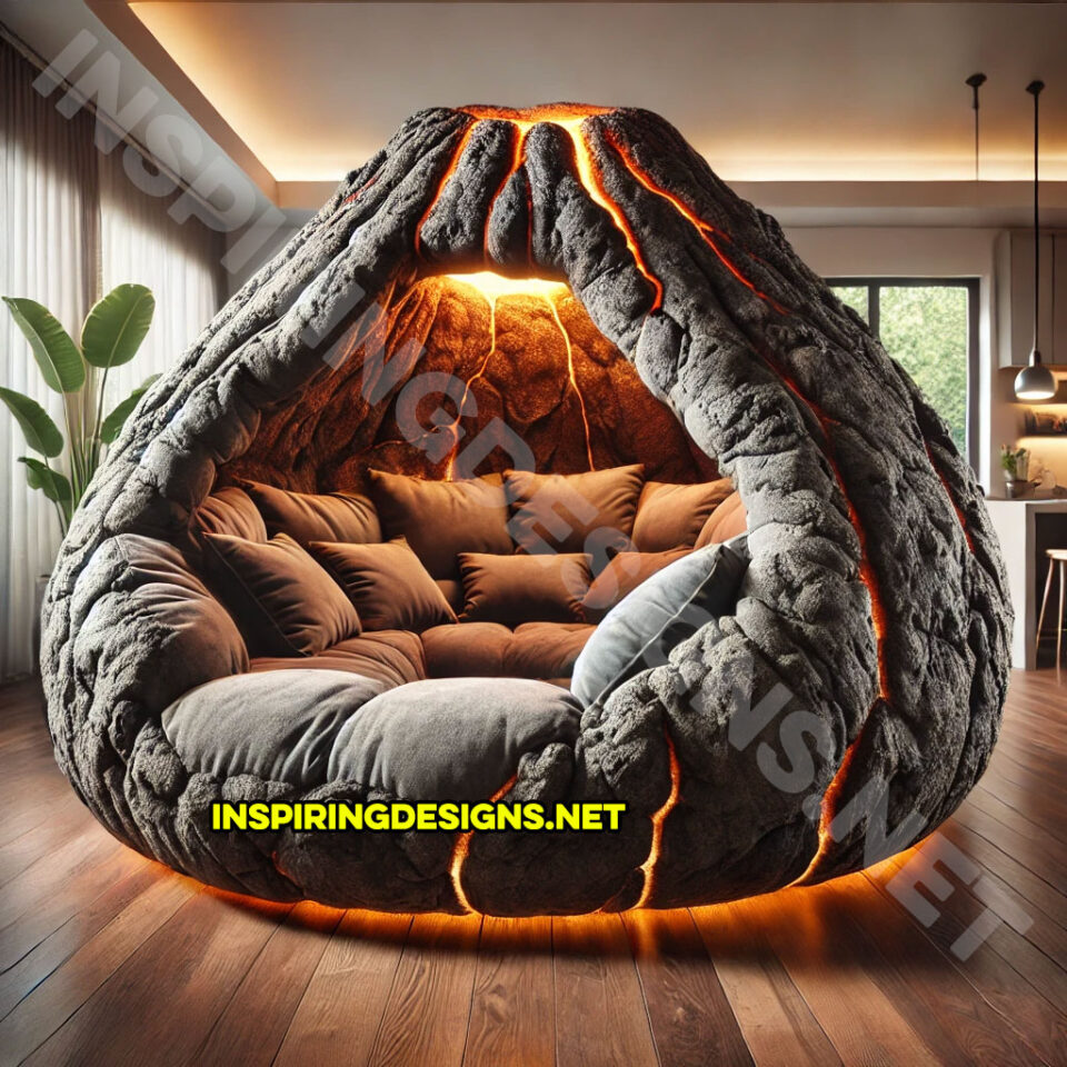 These Volcano Sofas Offer an Explosive New Way to Relax