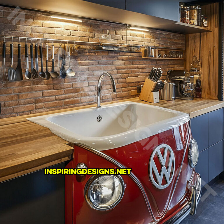 These Volkswagen Bus Sinks Are the Ultimate Retro Kitchen Upgrade