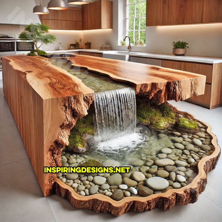 These Waterfall Kitchen Islands Will Turn Your Cooking Space into a ...