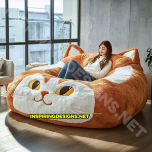 These Giant Cat Shaped Loungers Will Make You Want to Lounge All Day
