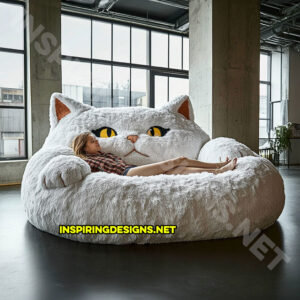 These Giant Cat Shaped Loungers Will Make You Want to Lounge All Day