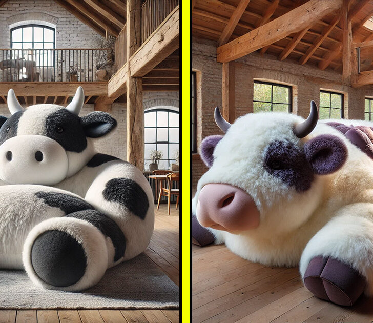 These Giant Cow Loungers Will Transform Your Living Room Into a Cozy ...