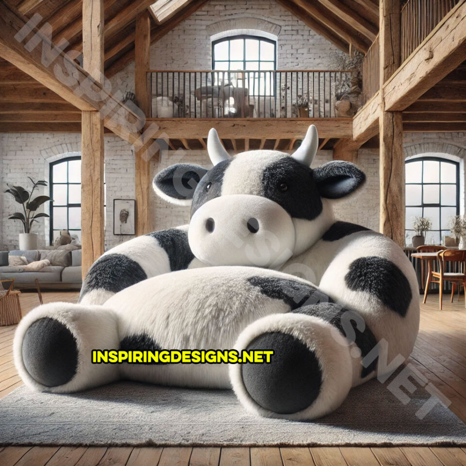 These Giant Cow Loungers Will Transform Your Living Room Into a Cozy ...