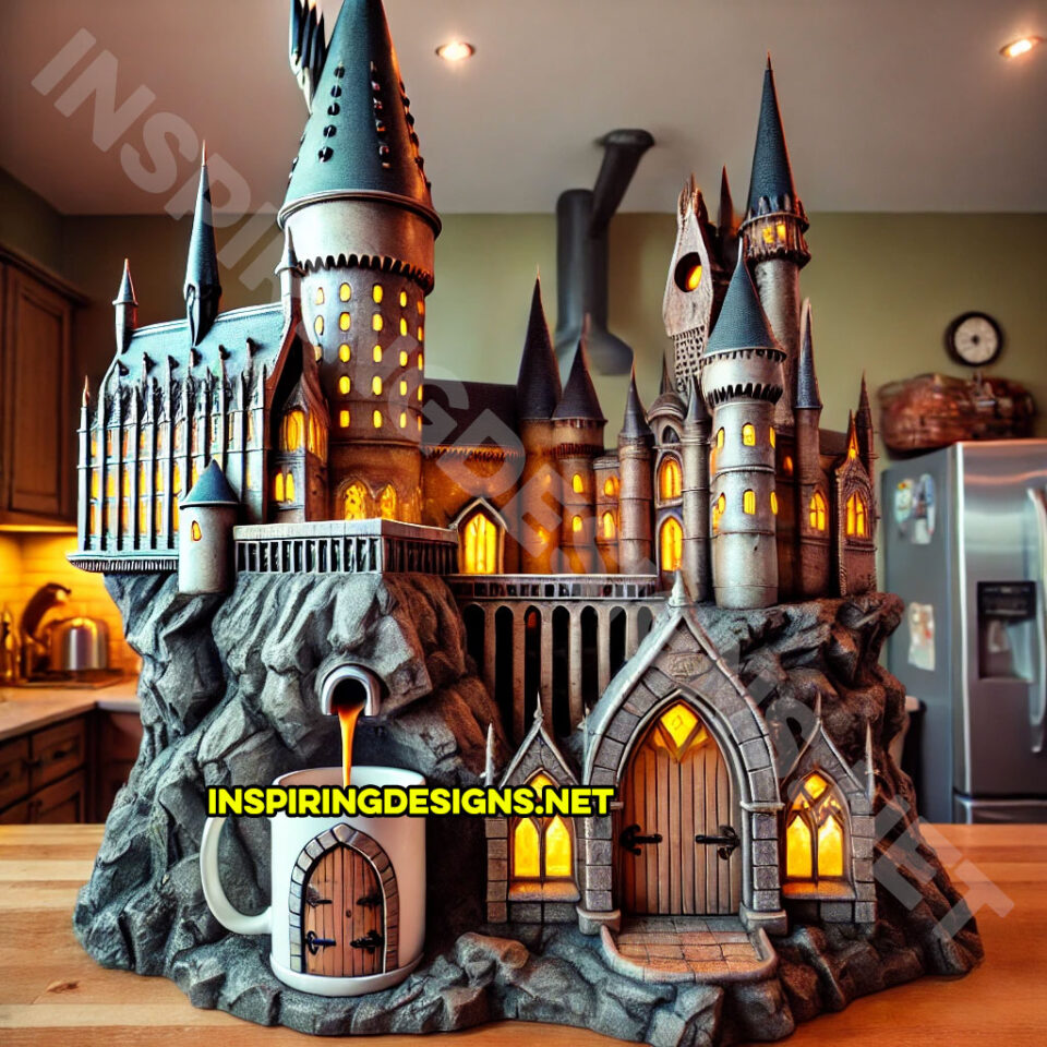These Hogwarts Castle Coffee Makers Will Brew Up Magic Every Morning