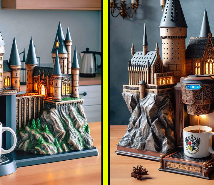These Hogwarts Castle Coffee Makers Will Brew Up Magic Every Morning ...