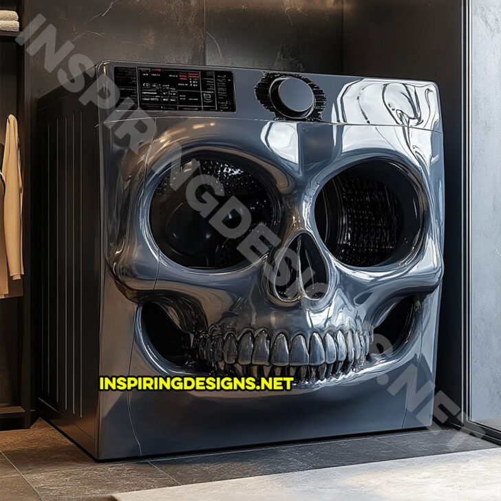 These Skull Shaped Washer and Dryer Sets Will Haunt Your Laundry Room ...