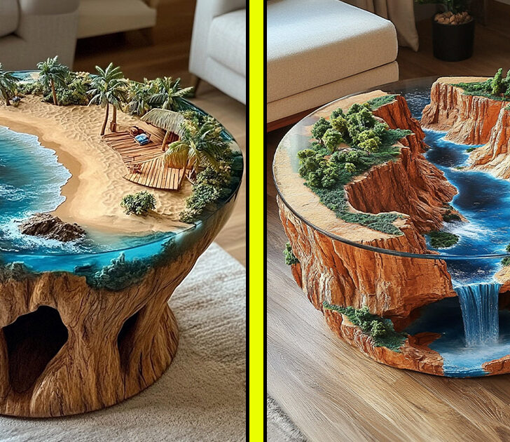 These Active Scene Coffee Tables Transform Your Living Room Into a ...
