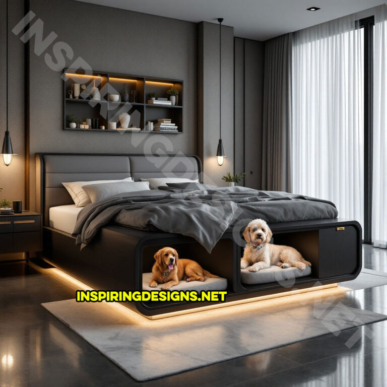These Bed Frames With Built-in Dog Bed Pods Are a Game-Changer for Pet ...
