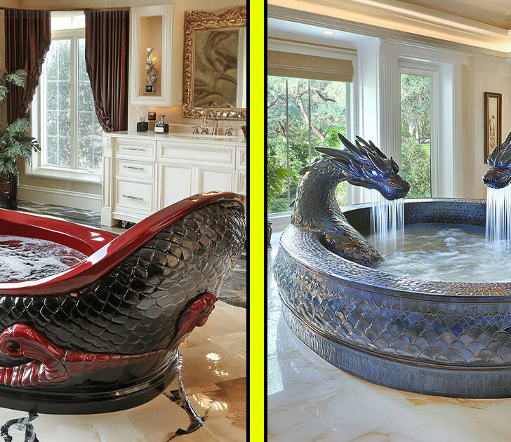 These Dragon Bathtubs Are the Ultimate Luxury for Fantasy Fans ...