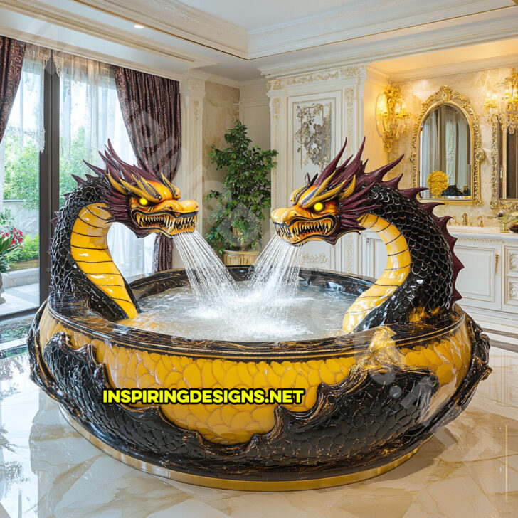 These Dragon Bathtubs Are the Ultimate Luxury for Fantasy Fans