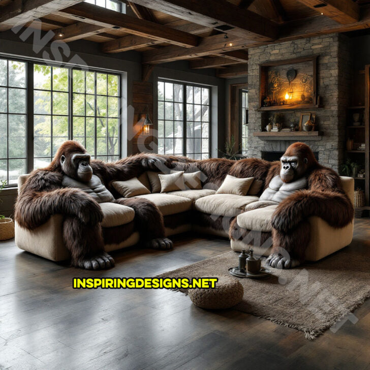 These Gorilla Sectional Sofas Will Transform Your Living Room Into a ...
