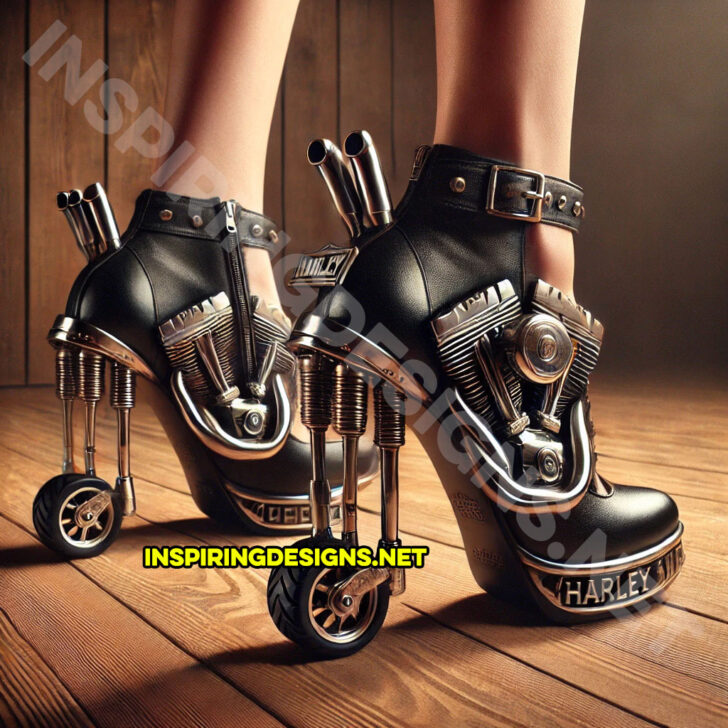 These Harley Heels Turn Biker Style into High Fashion