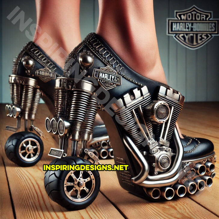 These Harley Heels Turn Biker Style into High Fashion