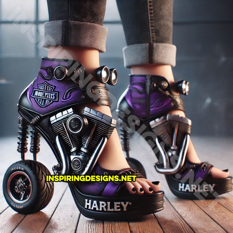These Harley Heels Turn Biker Style into High Fashion