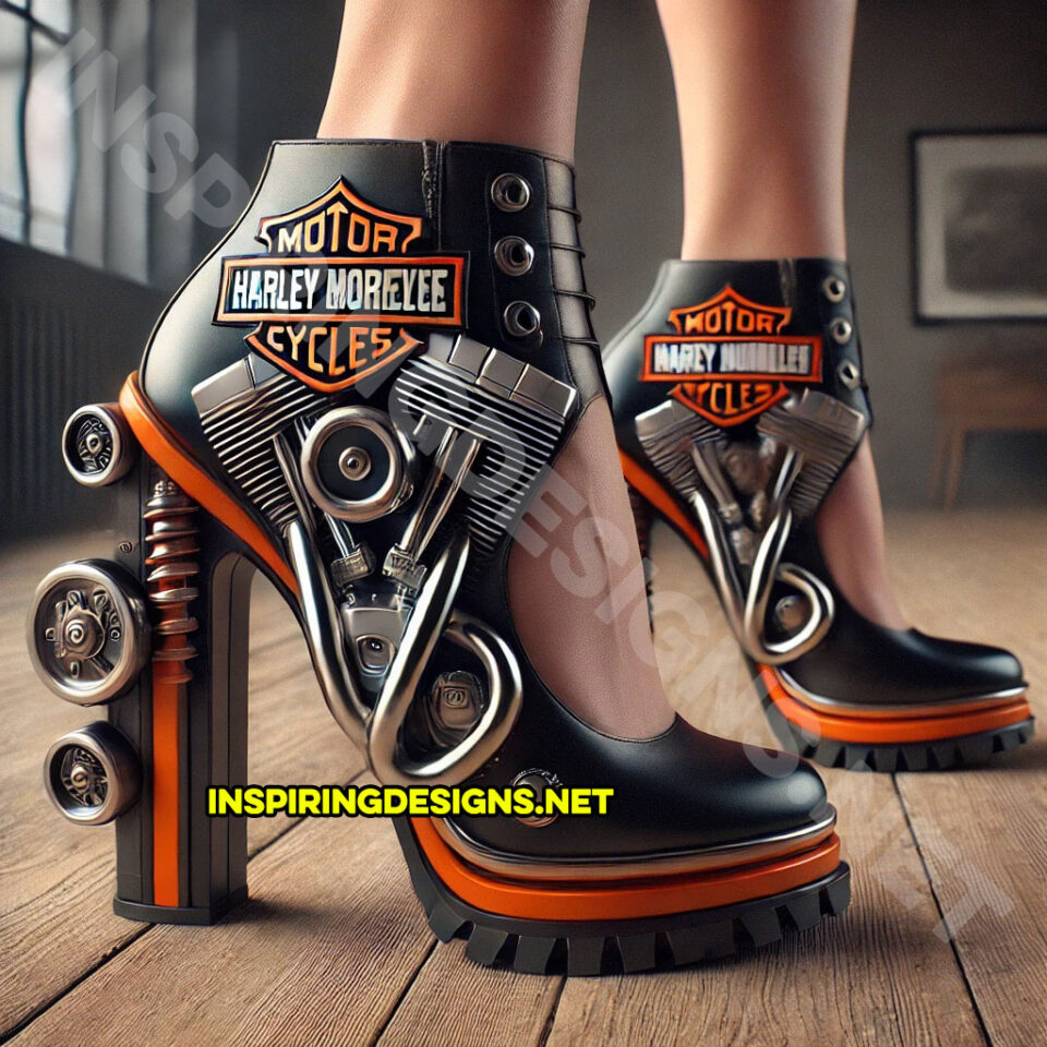 These Harley Heels Turn Biker Style into High Fashion