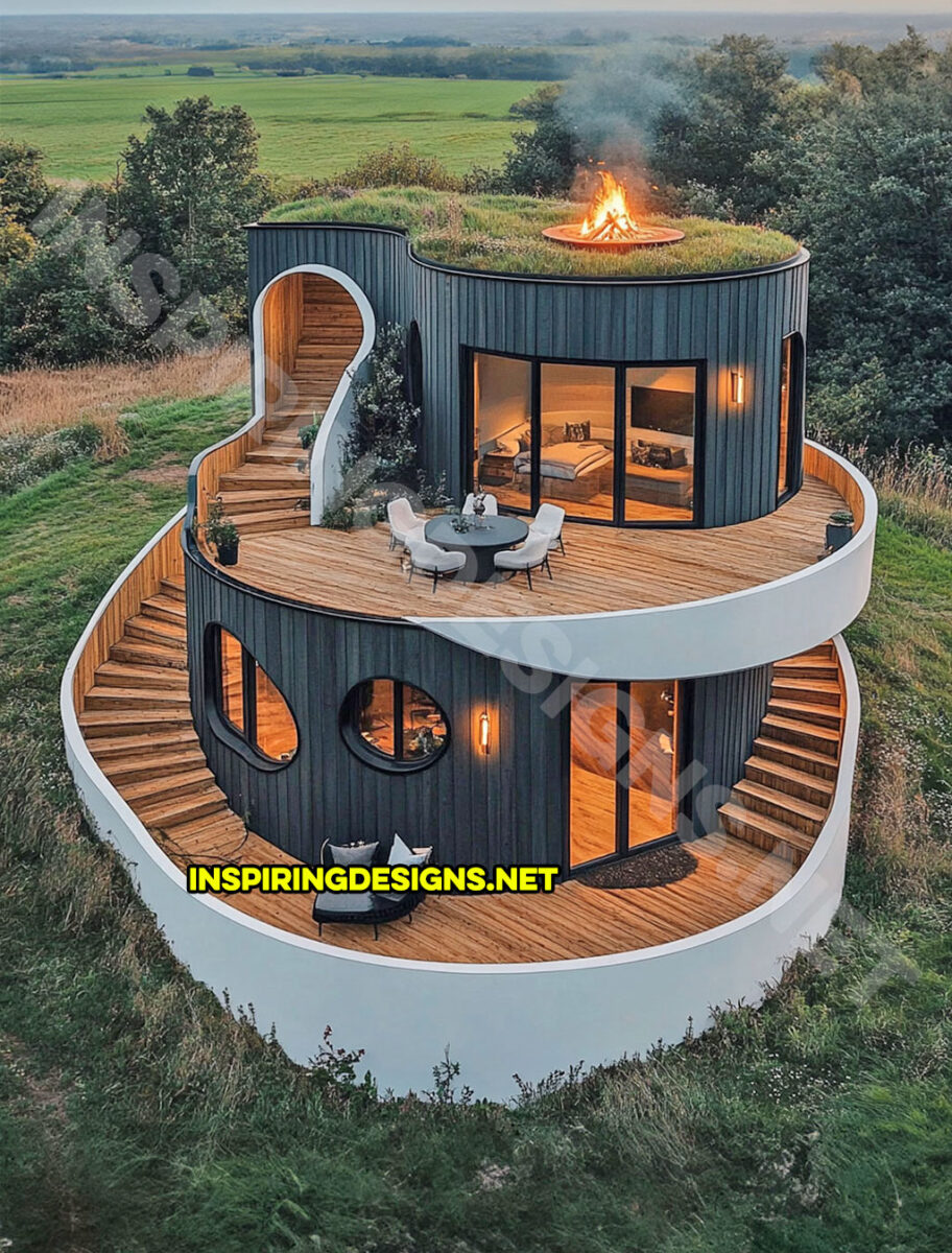 These Tiered Tiny Homes Are Stacked with Style and Innovation