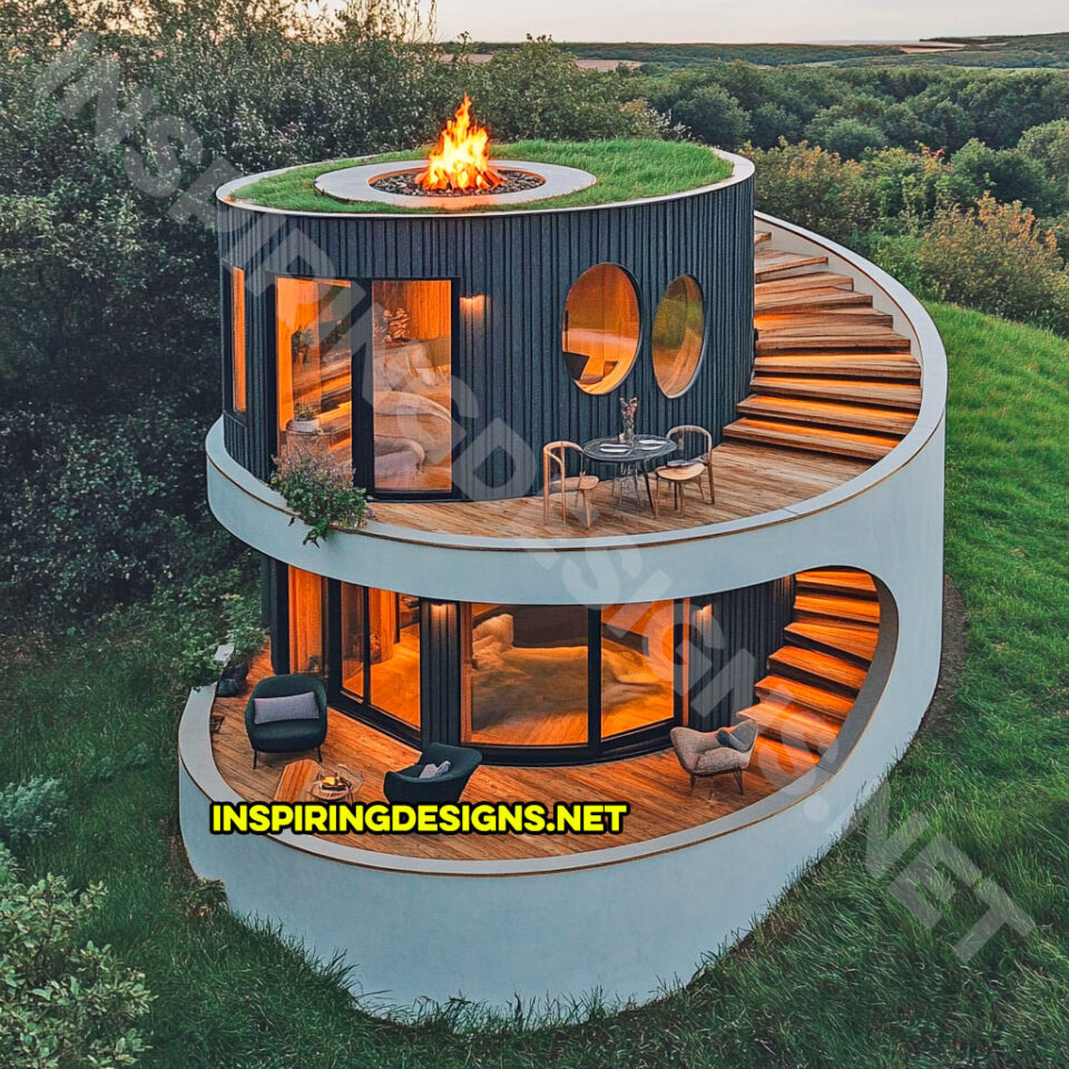These Tiered Tiny Homes Are Stacked with Style and Innovation