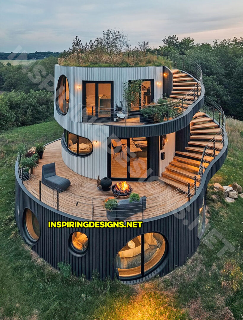 These Tiered Tiny Homes Are Stacked with Style and Innovation