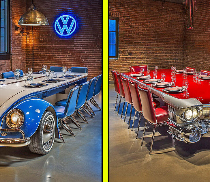 These Classic Car Dining Tables Are Bold, Unique, and Absolutely ...