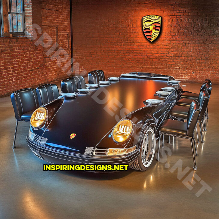 These Classic Car Dining Tables Are Bold, Unique, and Absolutely Stunning