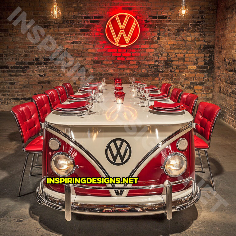 These Classic Car Dining Tables Are Bold, Unique, and Absolutely Stunning