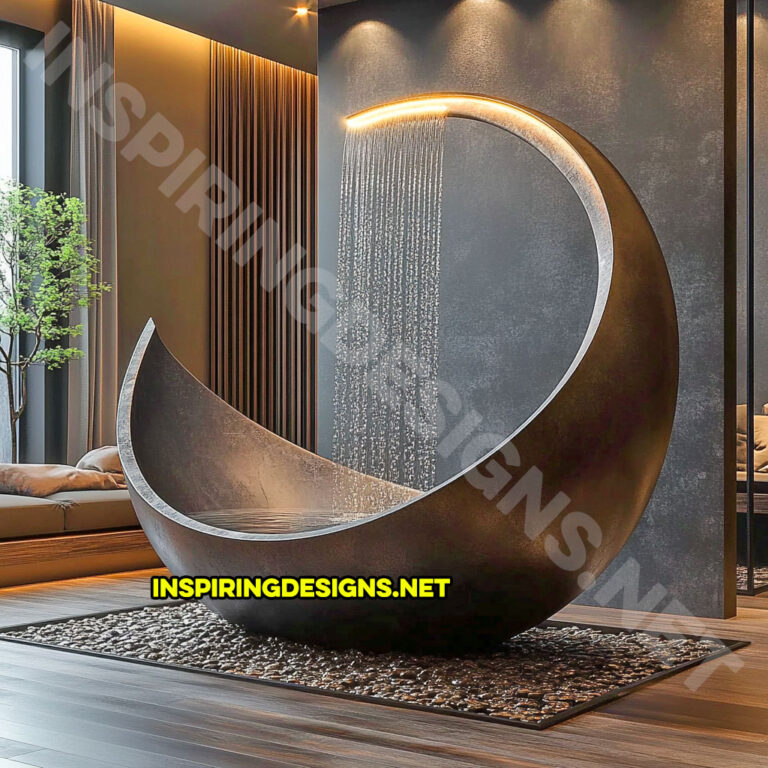 These Crescent Moon Bathtubs Combine Stellar Design With Soothing Comfort