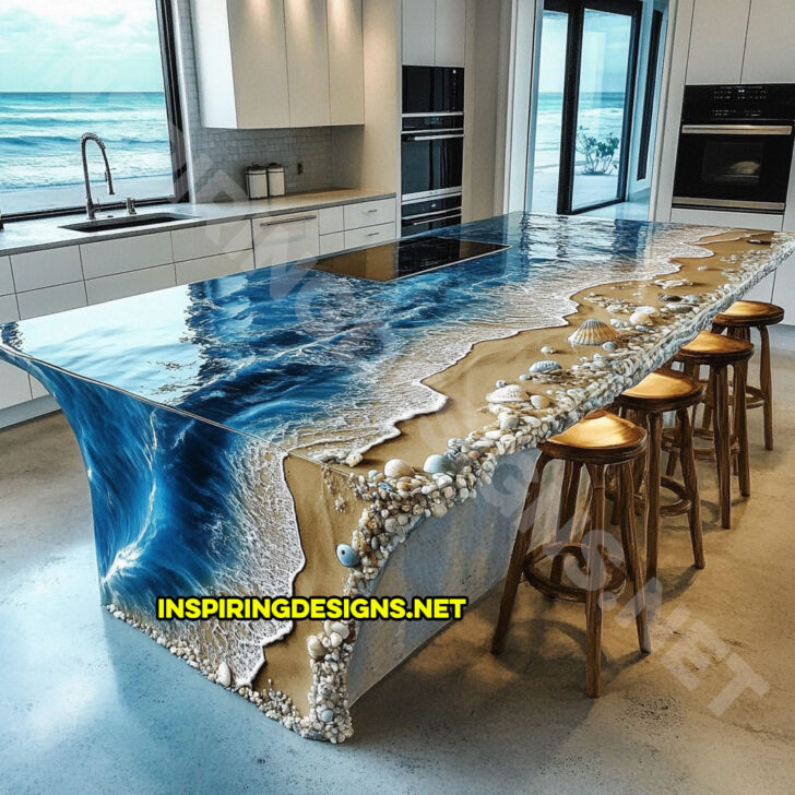 These Active Scene Kitchen Islands Bring the Great Outdoors Inside