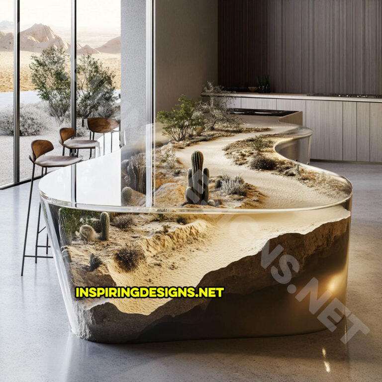 These Active Scene Kitchen Islands Bring the Great Outdoors Inside