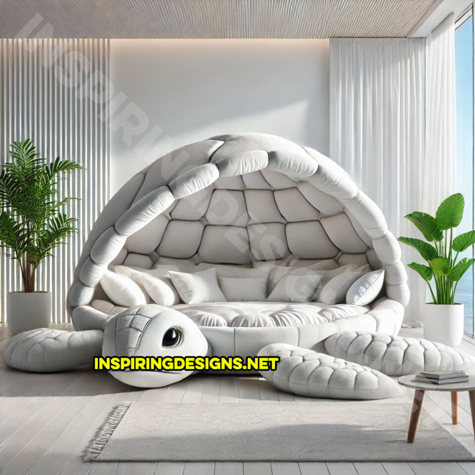 These Giant Turtle Loungers Combine Comfort and Quirky Charm