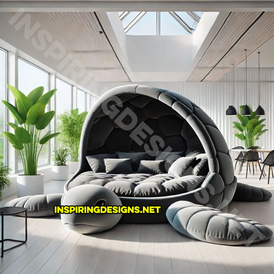 These Giant Turtle Loungers Combine Comfort and Quirky Charm