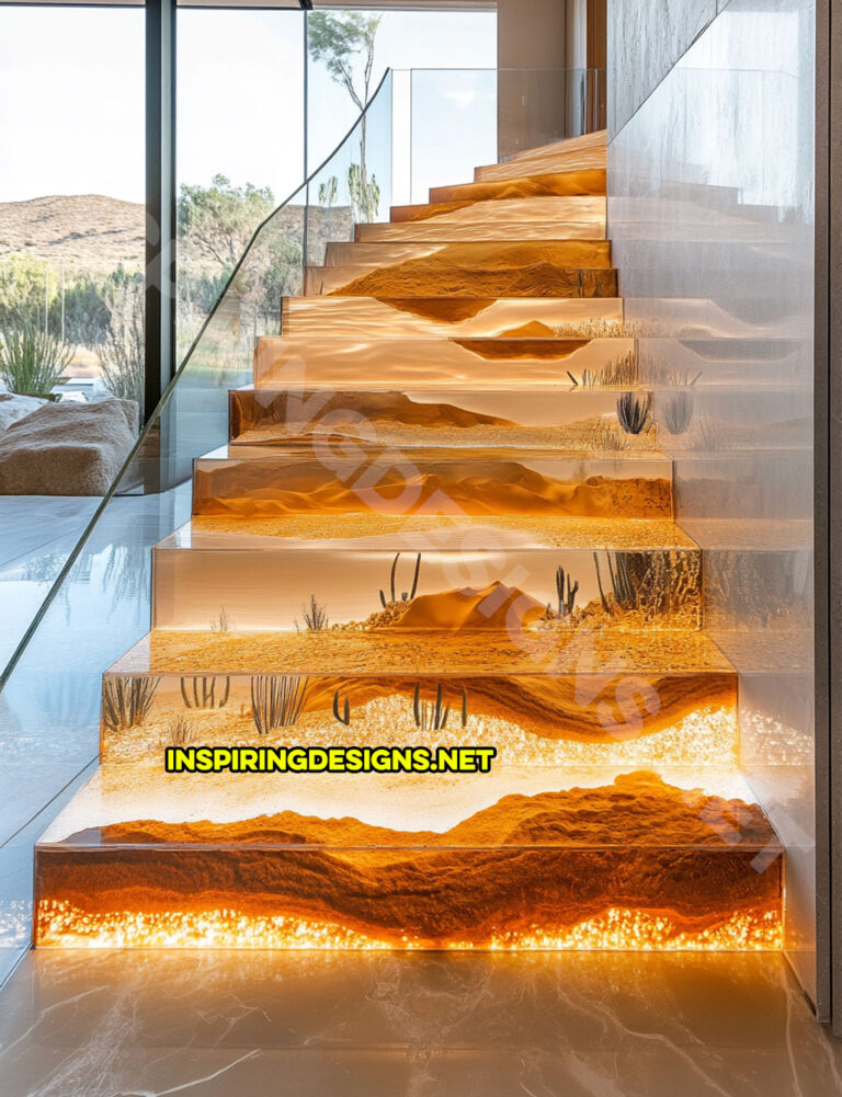 These Epoxy Active Scene Staircases Make Walking Upstairs a Visual ...