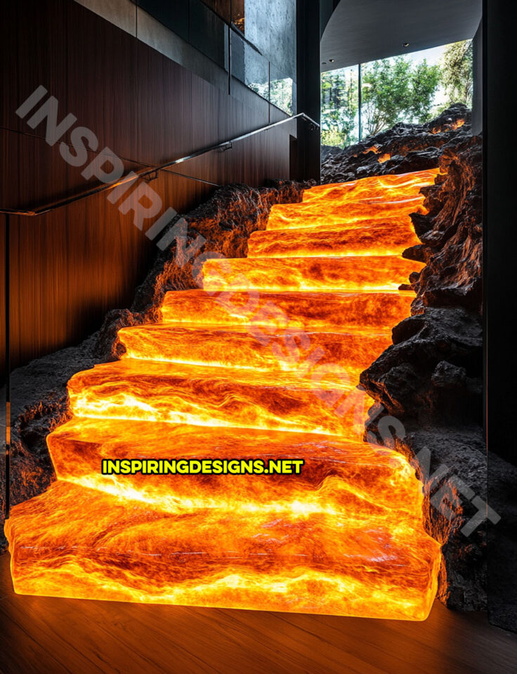 These Epoxy Active Scene Staircases Make Walking Upstairs a Visual ...